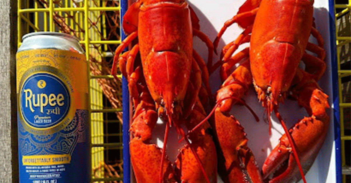 Rupee Beer Joins Forces with Maine Lobster Brand - Rupee Beer