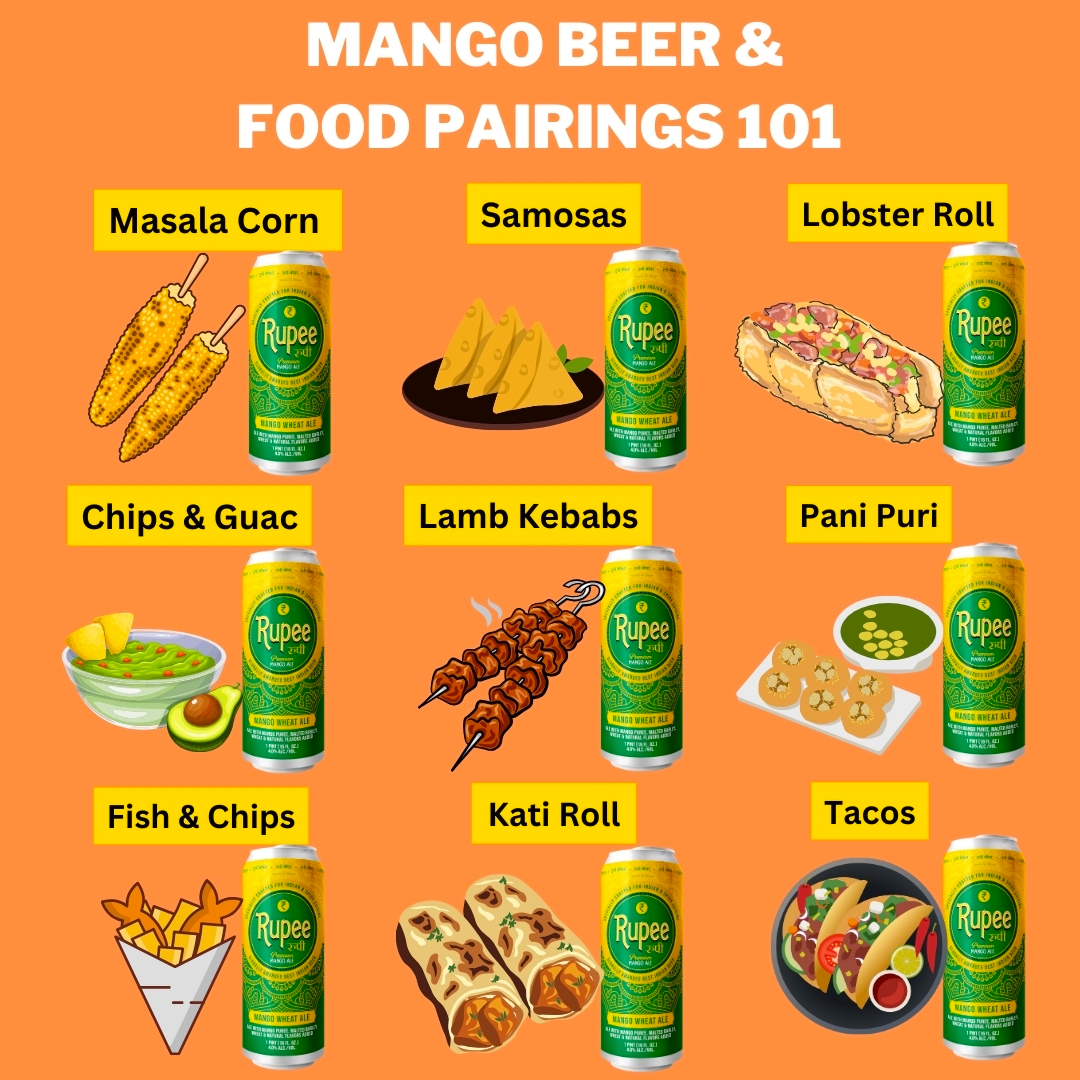 Rupee Mango Beer & Food Pairings 101 - Rupee Beer